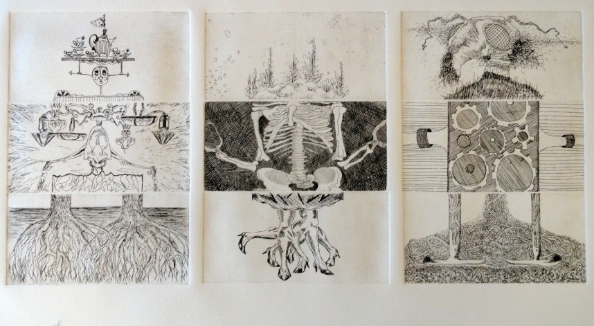Exquisite Corpse etchings – office of surrealist investigations